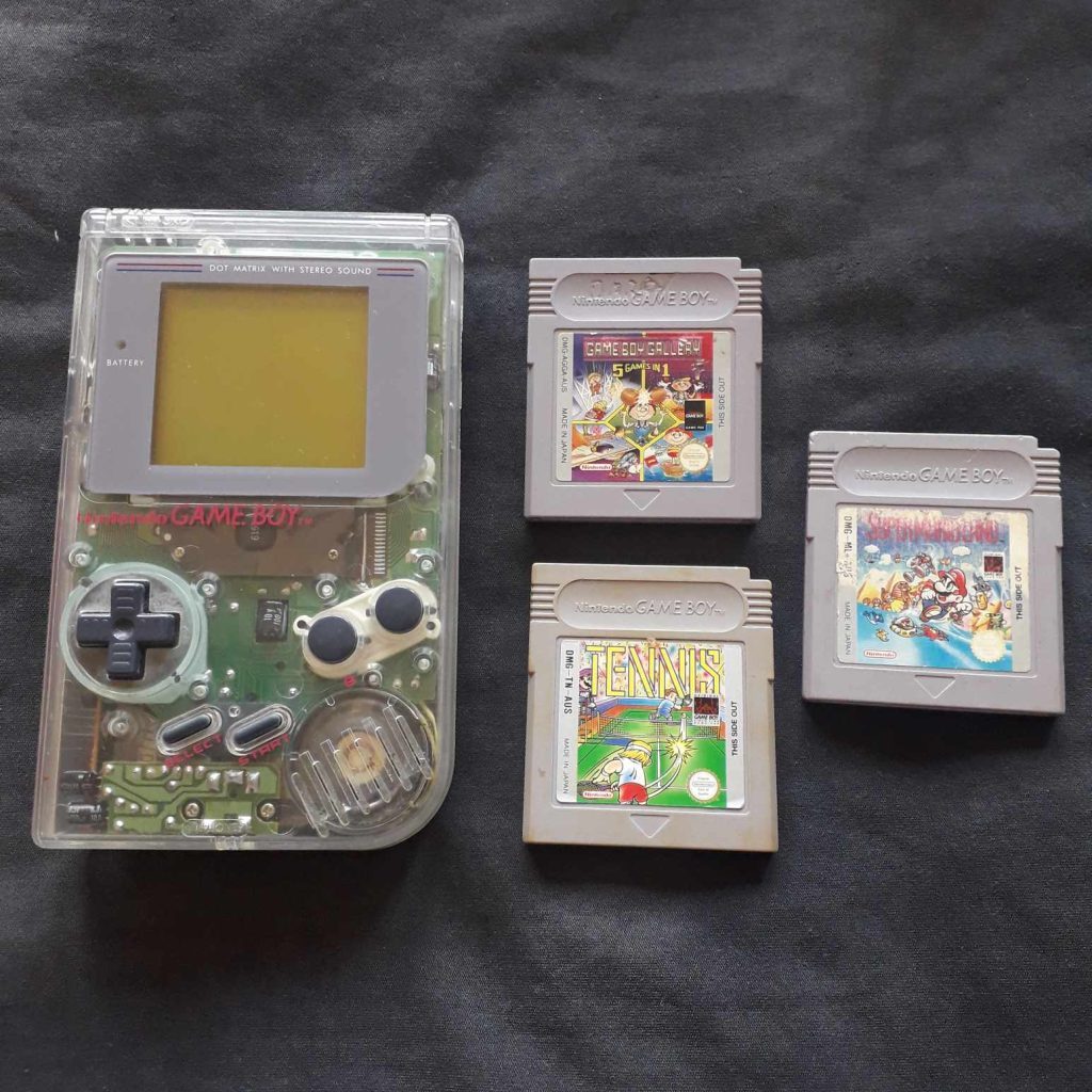 Gameboy Original Clear Bundle – Respect Retro Gaming