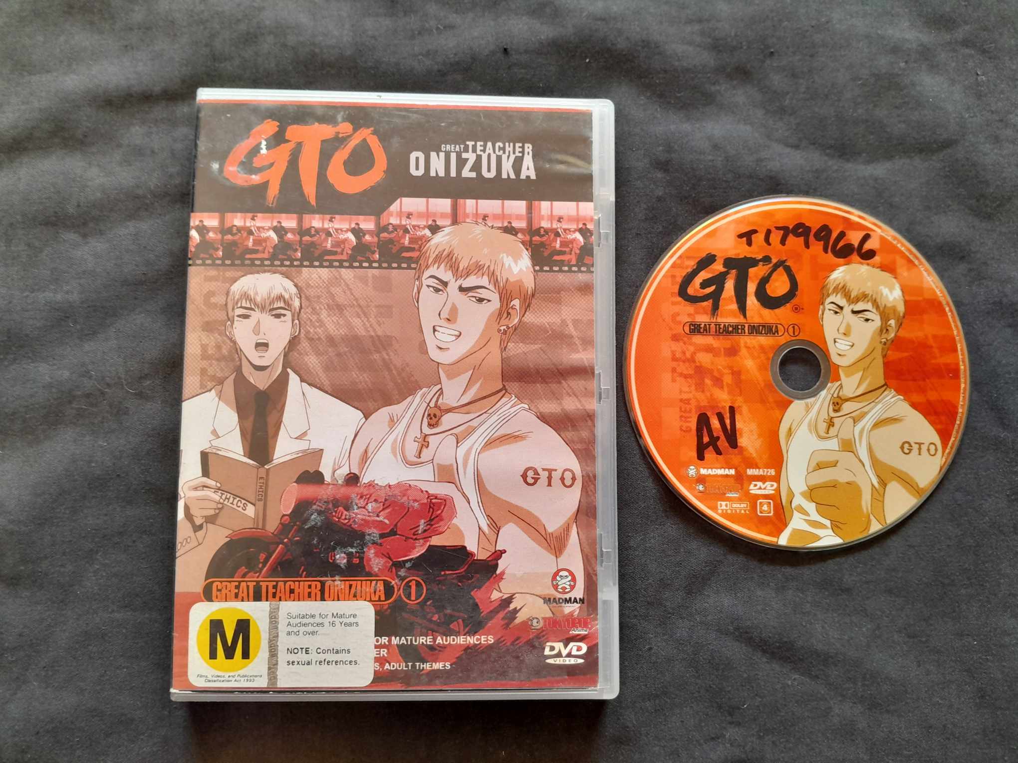Great Teacher Onizuka (GTO) DVD – Respect Retro Gaming
